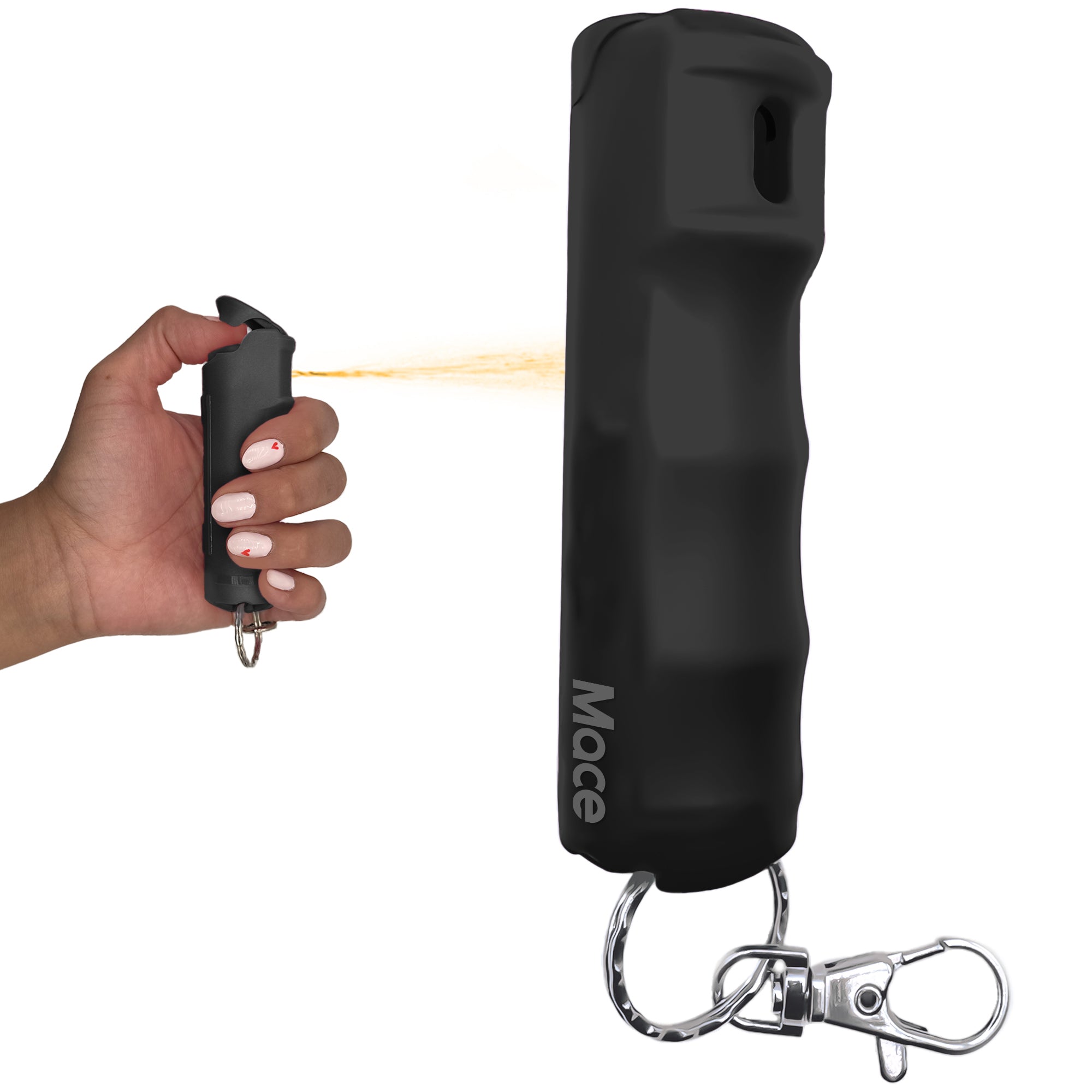 Mace Flip Top Compact Hard Case Pepper Spray - Black – Mace® Brand