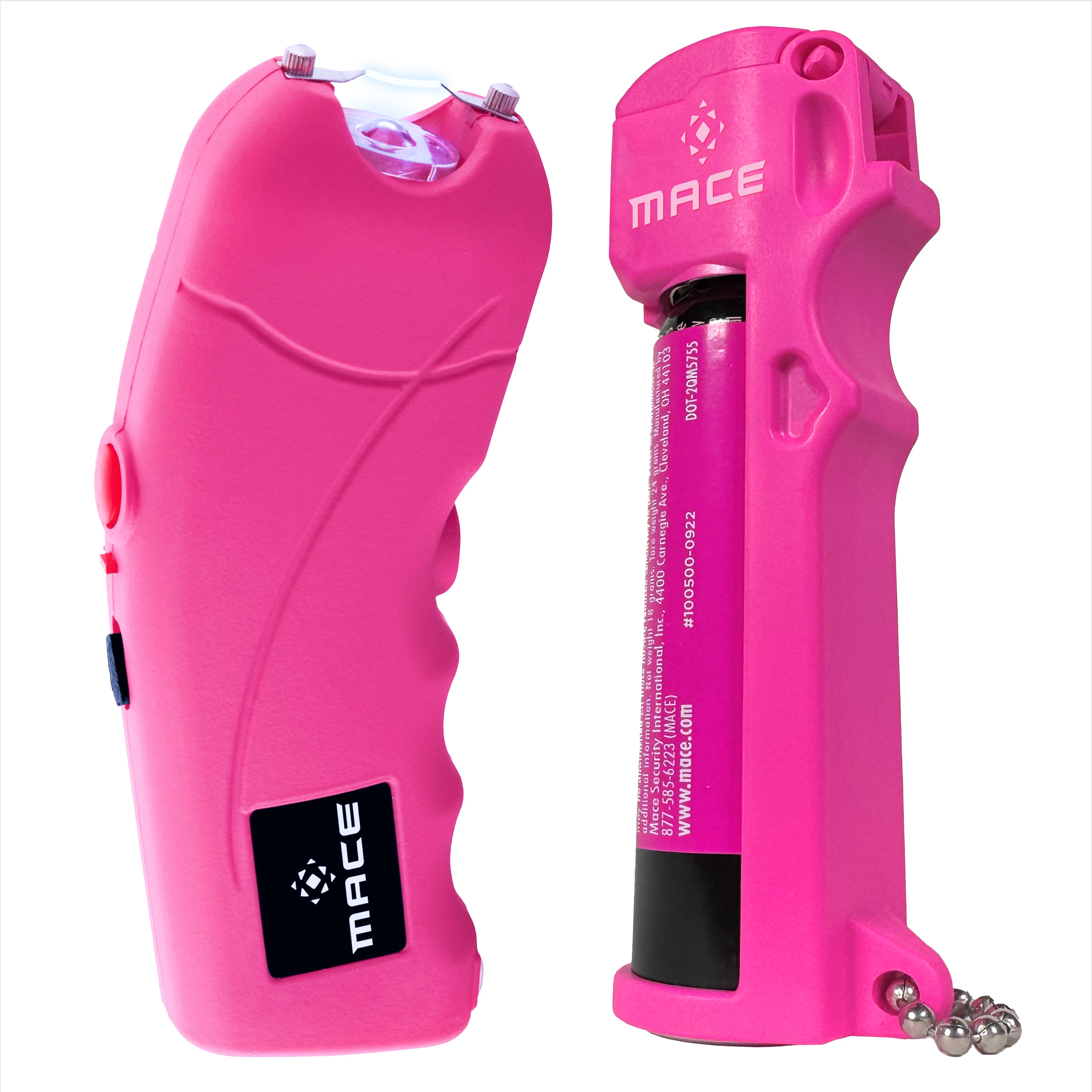 Mace® Brand Ergo LED Stun Gun | Black or Pink Stun Gun